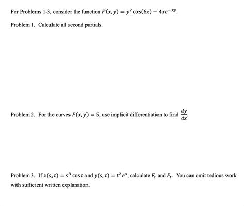 Solved For Problems Consider The Function Chegg Com