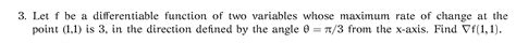 Solved 3 Let F Be A Differentiable Function Of Two Chegg Com