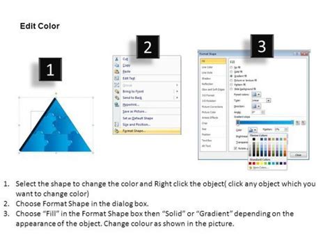 powerpoint designs diagram triangle puzzle ppt templates