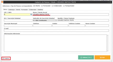 Pessoa com CPF ou CNPJ já cadastrado VipERP