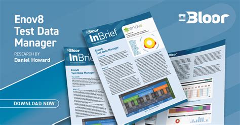 Enov8 Test Data Manager Bloor Research