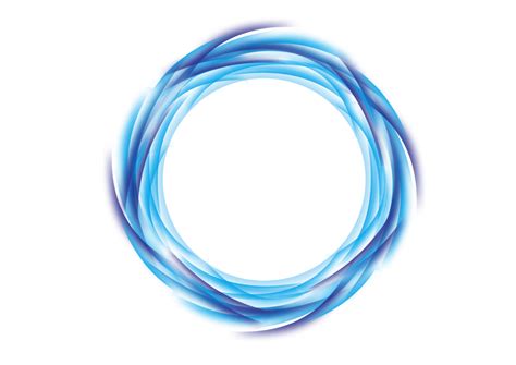 Circle Rounded Border Frame Abstract Background Blue 49157374 Png