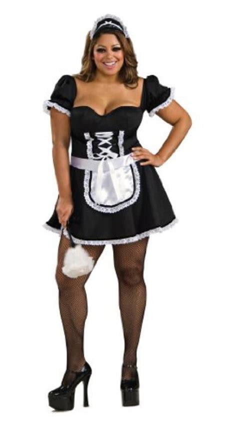 Plus Size French Maid Costume 17528 Fantasiawear