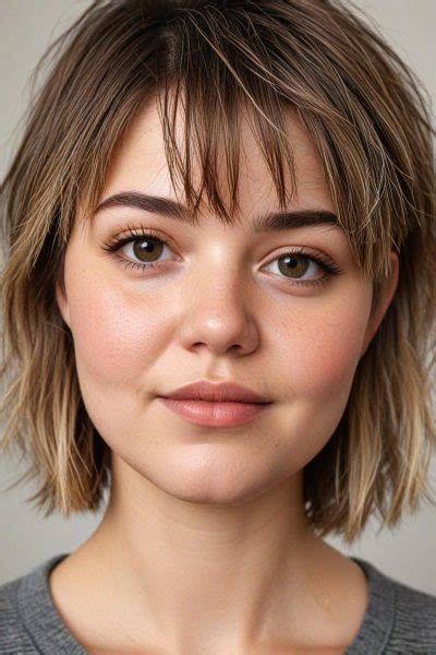 Hairstyles For Round Face Chubby Face Low Maintenance Haircut