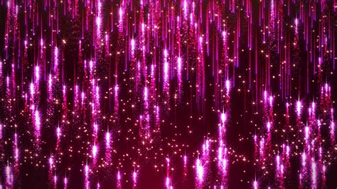 Falling Bright Particles Animation Of Dust And Shiny Dots Rain Of