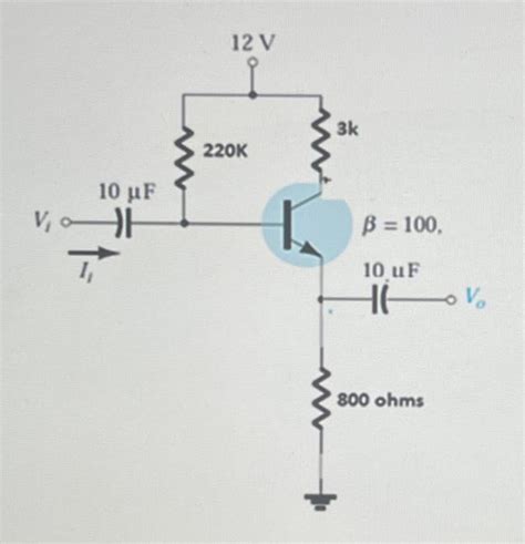 solved for the given circuit compute for 1 vce2 ib3 ic4