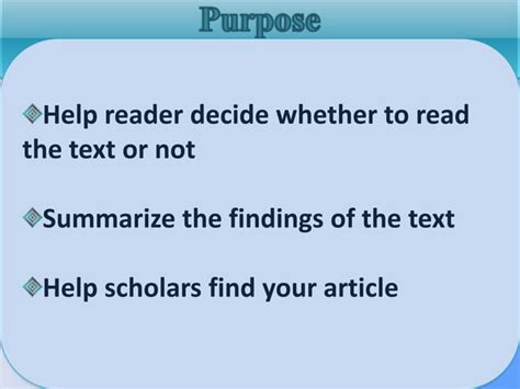 Drafting The Abstract Pdf