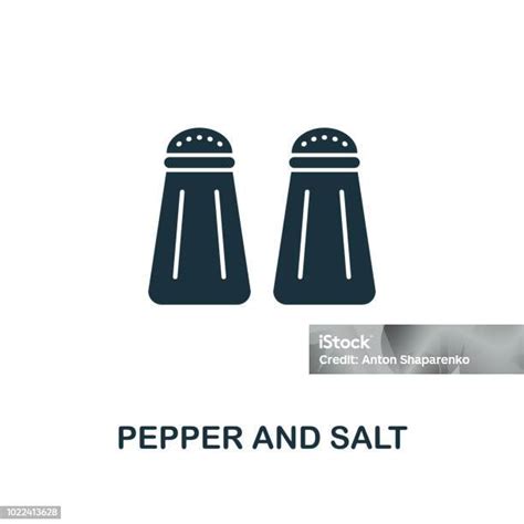 후추와 소금 아이콘입니다 식사 아이콘 컬렉션에서 흑백 스타일 아이콘 디자인입니다 Ui입니다 후추와 소금 아이콘의 그림입니다 그림 흰색 절연입니다 웹 디자인에 사용 가능 애플
