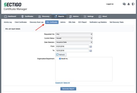 Venafi Certificate Management