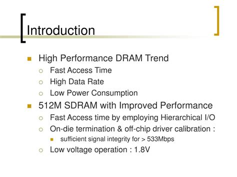 ppt ddr sdram powerpoint presentation free download id 6736248