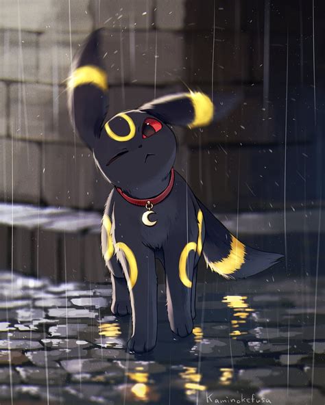 Umbreon Pokemon Drawn By Kaminokefusa Danbooru