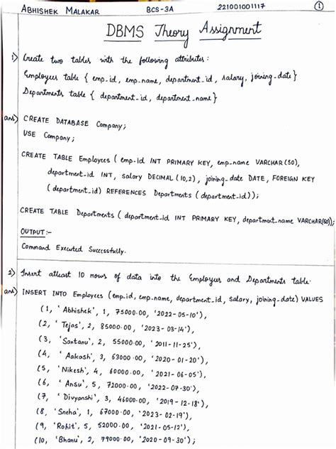 Abhishek Malakar 1117 Dbms Theory Assignment Pdf