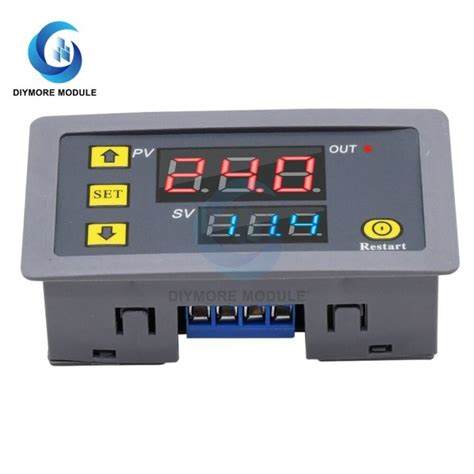 DC V AC V V Digital Cycle Timer Delay Relay Module With LED Dual Time Display Timing