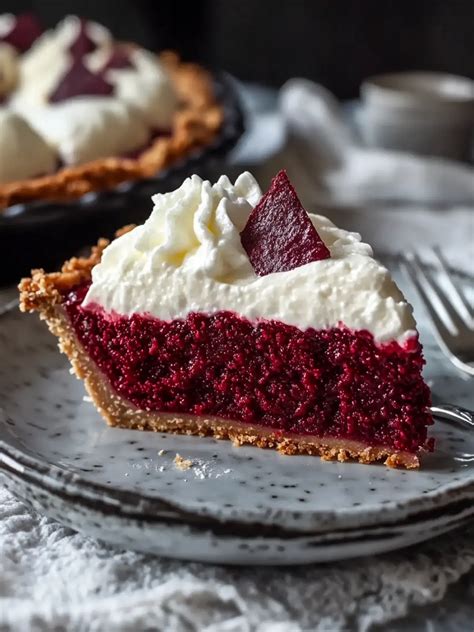 Irresistible Red Velvet Pie A Decadent Delight For You