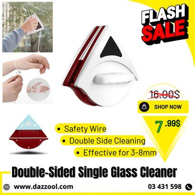 Double-Sided Glass Cleaner