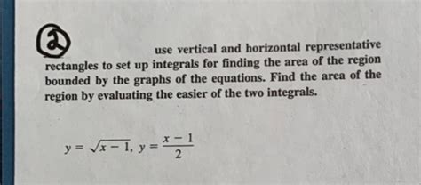 Solved D Use Vertical And Horizontal Representative