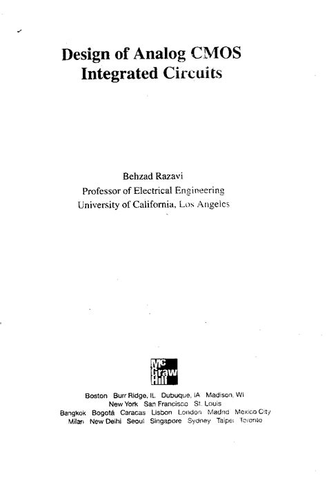 design of analog cmos integrated circuits pdf download service manual
