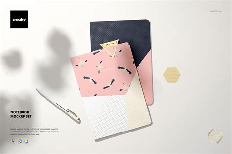 Notebook Mockup Set On Behance