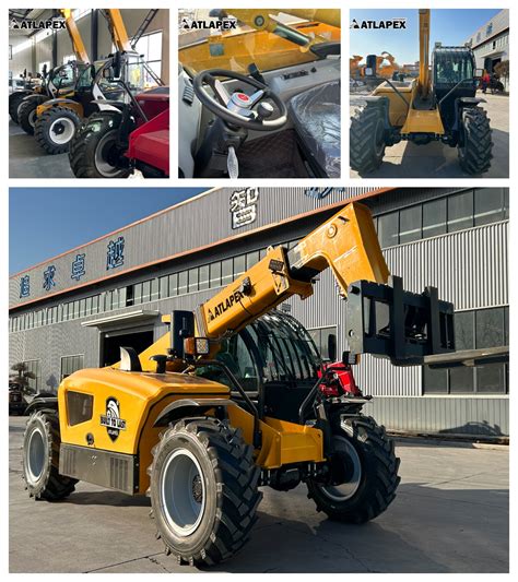 Atlapex New Released Telehandler Tele35 And Tele40 Reaching Height From 7000mm To17000mm With