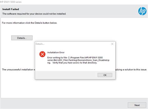 Drivers Unavailable Error Message Hp Support Community 8573717