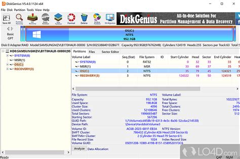 DiskGenius PartitionGuru Screenshots