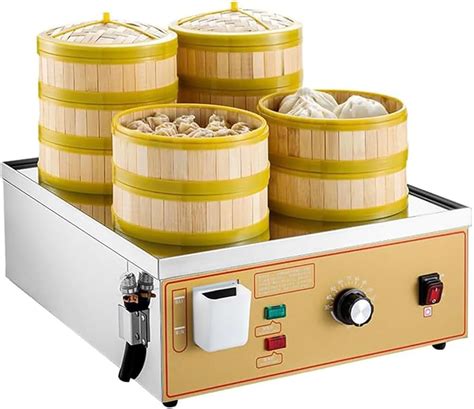 Professional 5 Layer Electric Food Steamer For Dumplings Buns