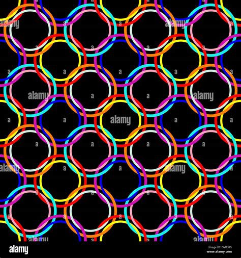 Circles Seamless Mesh Stock Vector Image And Art Alamy
