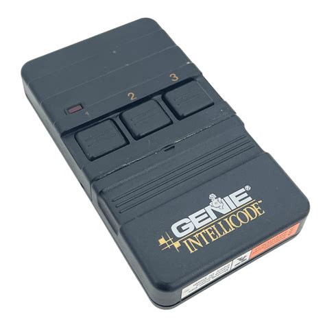 acsgt type 3 genie intellicode overhead door remote 3 button 390mhz no