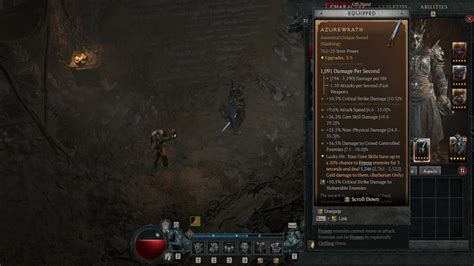 Azurewrath Sword Drop Rdiablo4