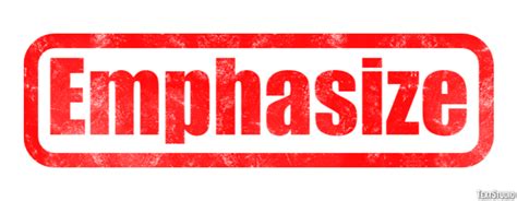 Emphasize Text Effect And Logo Design Word