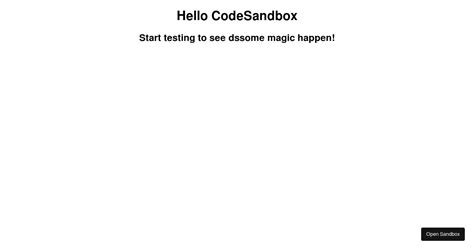 Curran Codesandbox Github Test Codesandbox