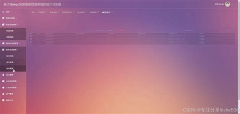 基于php的奶茶店管理系统的设计与实现 Csdn博客