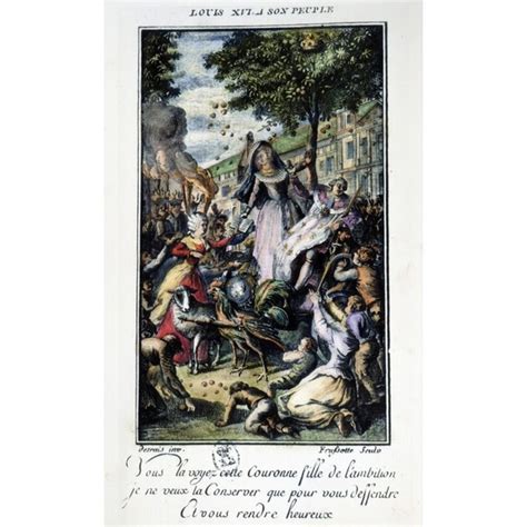 Marie Olympe De Gouges N1748 1793 Presenting Her Declaration To Marie Antoinette And Louis