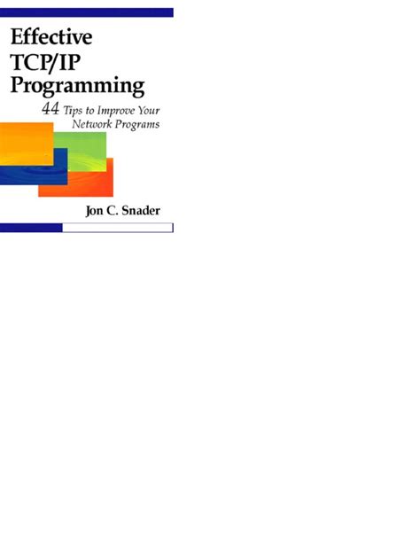 effective tcp ip programming pdf network socket router computing