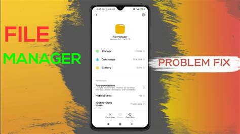 Fix File Manager Problem Solve And All Permission Allow File Manager In Xiaomi Redmi Note 7