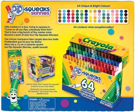 Crayola 64 Ct Washable Pip Squeaks Skinnies Markers Buy Best Price In Uae Dubai Abu Dhabi