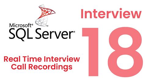 ms sql server dba experienced interview questions and answers interview 18 youtube