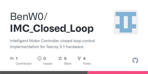 github benw0 imc closed loop intelligent motor controller closed
