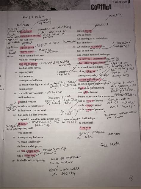 How To Annotate A Poem Gcse