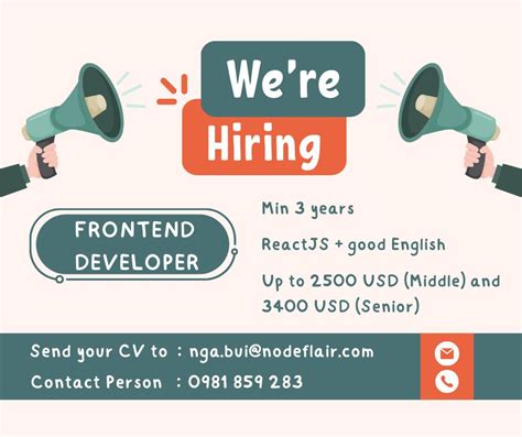 Hong Nga Bui On Linkedin Frontenddeveloper Reactjs Jobopportunity