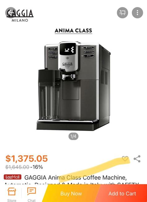 Gaggia Anima Class Tv And Home Appliances Kitchen Appliances Coffee Machines And Makers On Carousell