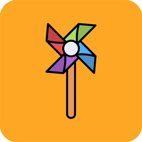 Premium Vector Pinwheel Icon