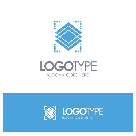 Layers Object Layer Server Blue Logo Vector 14646758 Vector Art At Vecteezy