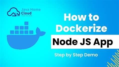 How To Dockerize Node Js Application Step By Step Instructions To Write Dockerfile Youtube