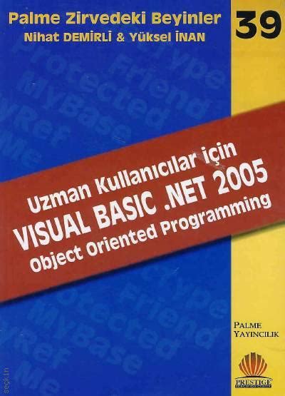 Visual Basic Net 2005 Object Oriented Programming Nihat Demirli Yüksel İnan Kitap