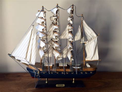 Vintage Pamir Model Sailing Ship