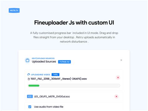 Fineuploaderjs Uploader With Percentage And Progress Bar By Can Mehmet On Dribbble