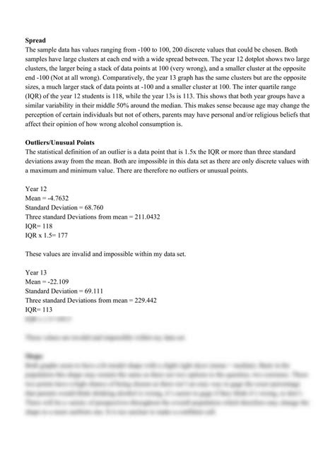 As 91582 Statistical Inference Mathematics And Statistics Level 3 Ncea Thinkswap