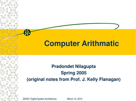 Ppt Computer Arithmatic Powerpoint Presentation Free Download Id423717