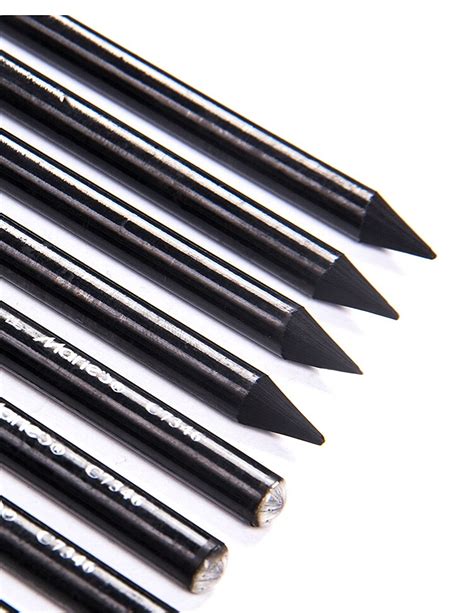 Maries Full Charcoalcarbon Pencils Non Wood Graphite Sticks Sketch